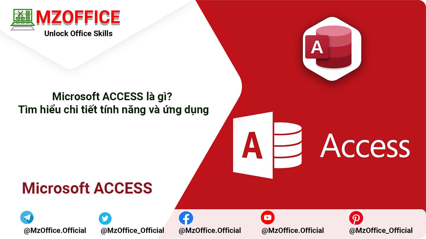 Microsoft Access là gì? Tìm hiểu tính năng và ứng dụng của Microsoft Access - MZOFFICE